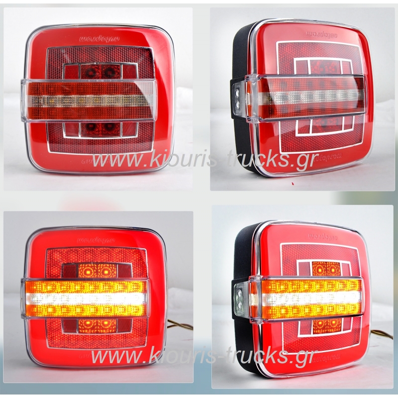 177-ΦΑΝΑΡΙ LED NEON ΣΤΟΠ-ΠΟΡΕΙΑΣ ΦΛΑΣ Φ14 24V 1 ΤΕΜ - Kiouris-Trucks
